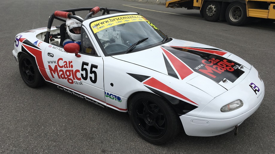 NEW LIVERY FOR THE MX-5 AT OULTON PARK - Matt Pollard